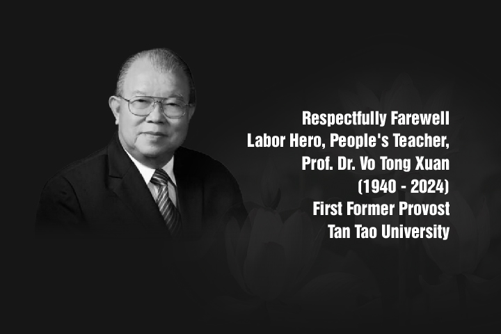 Respectful farewell to Professor Vo Tong Xuan - First Former Provost of ...